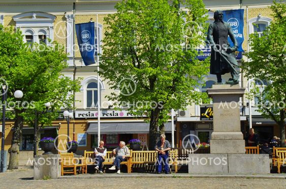 "Motala - Stora Torget" av JanneBanan - Mostphotos