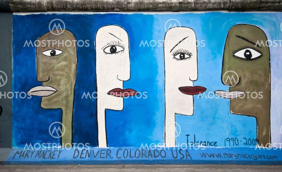 Tolerance Wall Murals Tolerance (Black, White & Grey), 2015.01 – J.