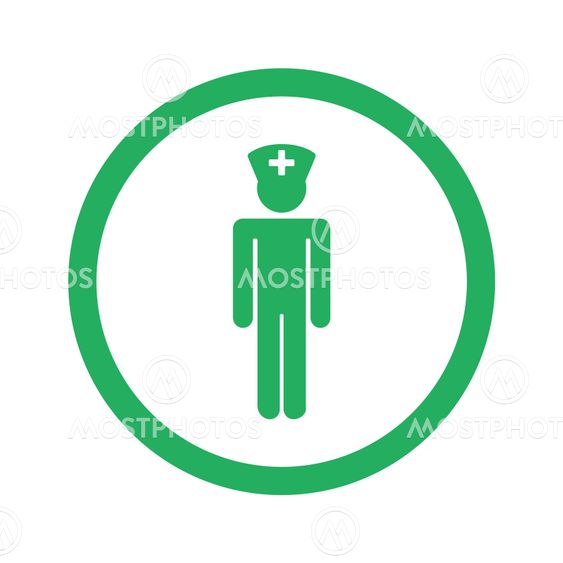 "Flat green Doctor icon and..." fra Vectoricons - Mostphotos
