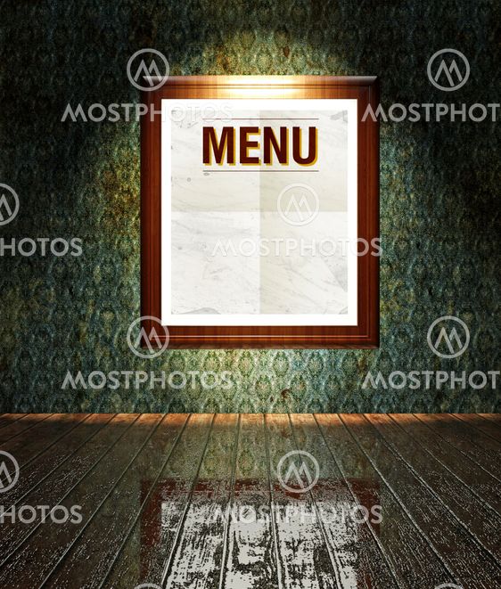 "Vintage Menu restaurant pos..." fra Leszek Glasner - Mostphotos