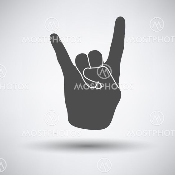 Rock Hand Icon