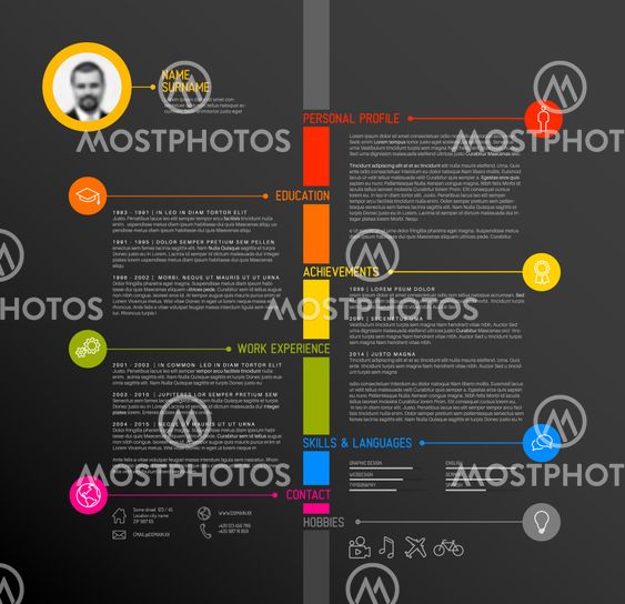 "Vector timeline minimalist..." by Petr Václavek - Mostphotos