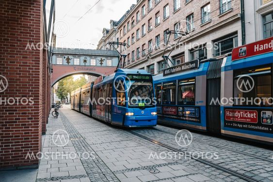 "Scenic view of trams in com..." by Juan Jimenez - Mostphotos