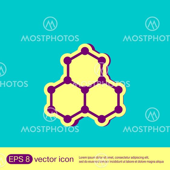 "Chemical compound. Symbol c..." by LittleCuckoo - Mostphotos