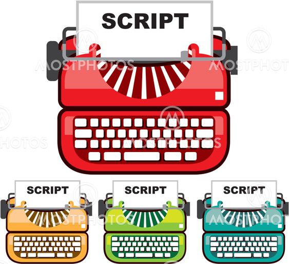 "Script typewriter vector il..." av Anton Novik - Mostphotos