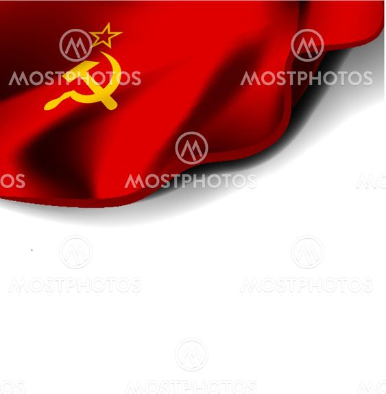 "Flag of the USSR. Vector so..." av John_Powell - Mostphotos