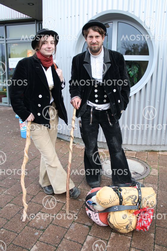 "German Journeyman and Woman..." by Gregory Perkins - Mostphotos