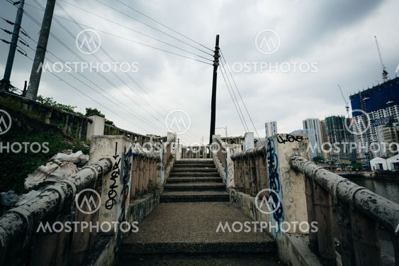 "Graffiti and staircase alon..." by Jonathan Bilous - Mostphotos