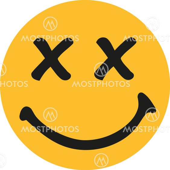 X Rated Smiley Face Symbols X Eyes Smiley | Symbols & Emoticons