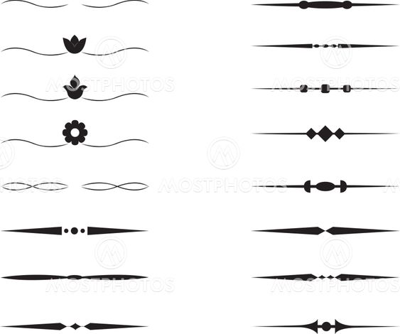 Simple Line Dividers Png