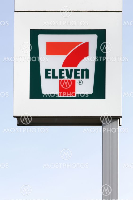 " 7 eleven logo on a pole" by Eric Dufour - Mostphotos