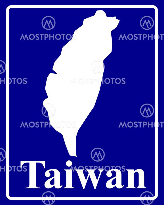 "silhouette map of Taiwan" av Yuriy Mayboroda - Mostphotos