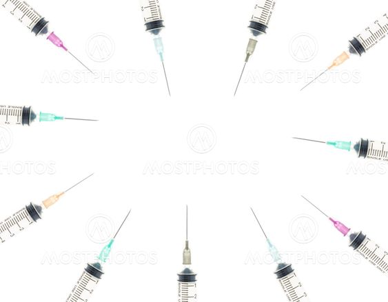 "Five Color Syringe Backgrou..." by User_54418 - Mostphotos