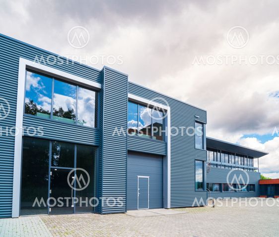 Modern Warehouse Exterior Smartlink Warehouse Office Hybrid: GriD