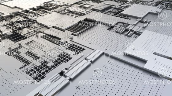 "3d render Abstract Technolo..." fra Kirill Cherezov - Mostphotos