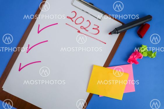 "Check list for 2023 new yea..." af demhnd - Mostphotos