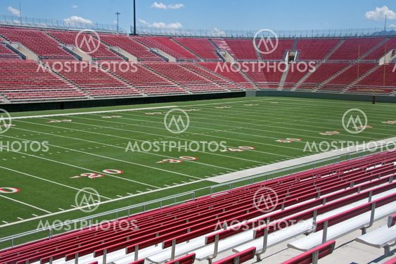 Empty American Football Stadium