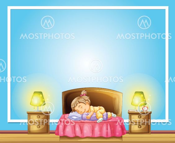 "Border template with girl s..." by Matt Cole - Mostphotos