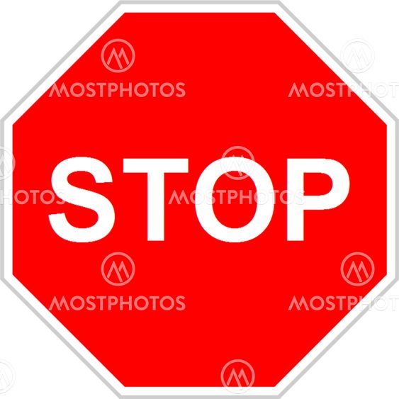 Andre Janssen:n kuva "Stop-merkki" - Mostphotos