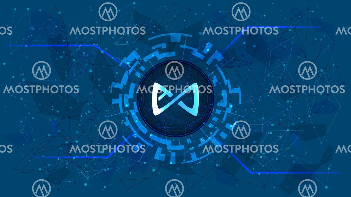 "Axie Infinity AXS token sym..." fra Vladimir Kazakov - Mostphotos