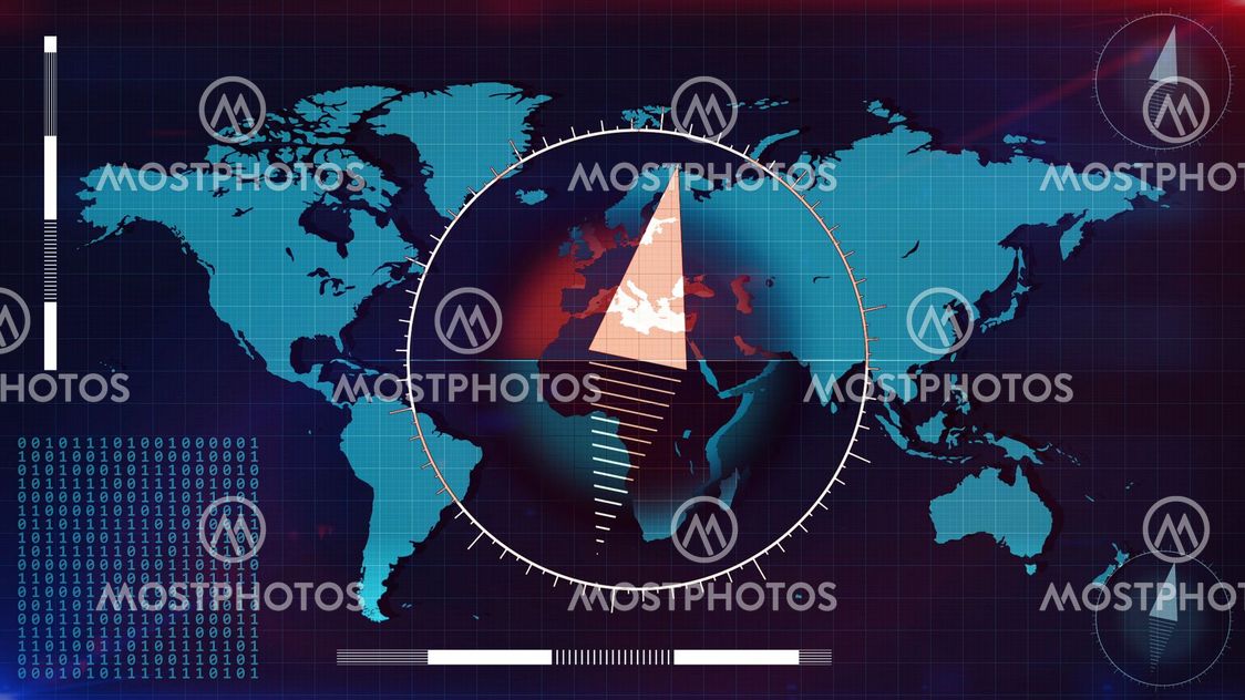 "Map of the world scanner." av Vladimir Kolosov - Mostphotos