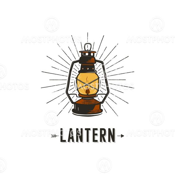 "Vintage hand-drawn lantern..." av Evgen Radchenko - Mostphotos