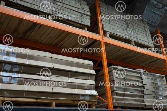 "A large yellow rack with ma..." by Serhii Voroshchuk - Mostphotos