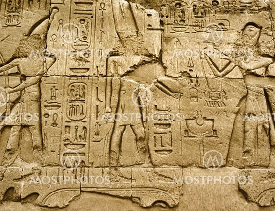 "Hieroglyphic of pharaoh civ..." by Vitaliy Pakhnyushchyy - Mostphotos