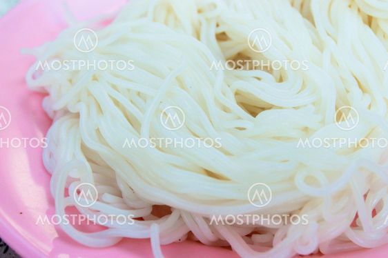 "KHANOM CHIN the food of Tha..." by Nattaphong Chantana - Mostphotos