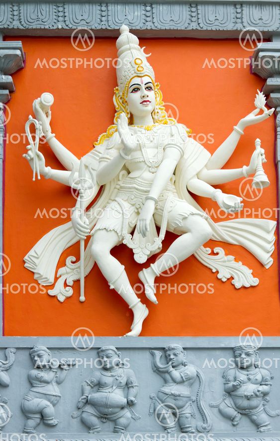 Many Arms Hindu Gods