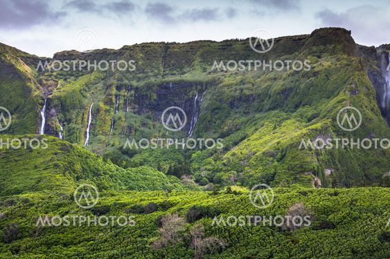 "Azores landscape in Flores..." fra Lukasz Janyst - Mostphotos