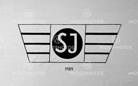 "SJ logga från 1964" av Michael Erhardsson - Mostphotos