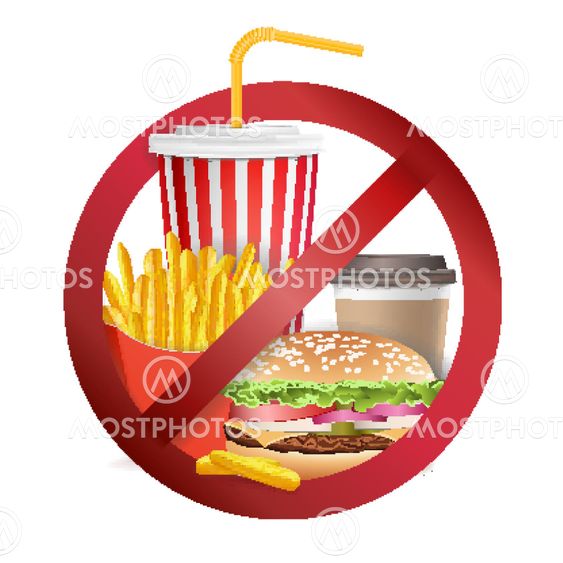"Stop Fast Food Vector. No F..." av pikepicture - Mostphotos