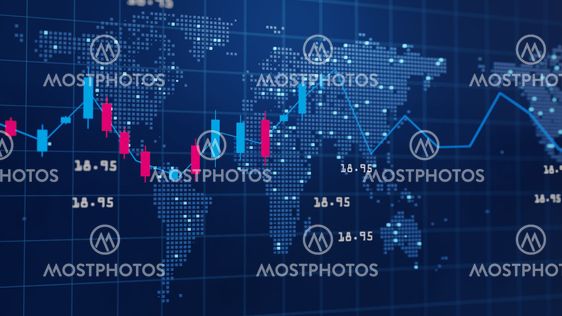 "Hi-tech world map with glow..." fra Kirill Cherezov - Mostphotos