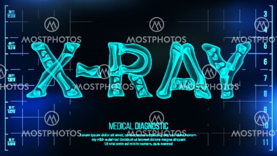 "X-ray Banner Vector. Medica..." fra pikepicture - Mostphotos