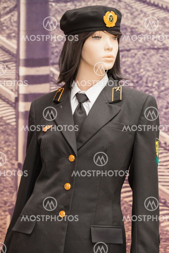 "old railway worker uniforms" av Oleksandr Lysenko - Mostphotos