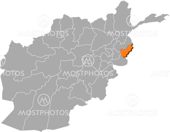 Kunar Province Map