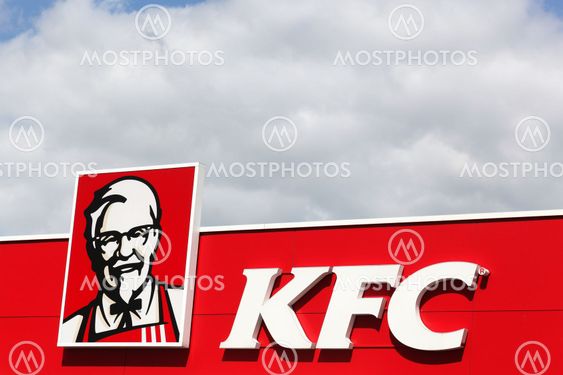 "KFC logo on a wall" by Eric Dufour - Mostphotos