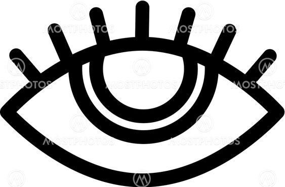 "Eye line icon, vision picto..." av Sylfida - Mostphotos