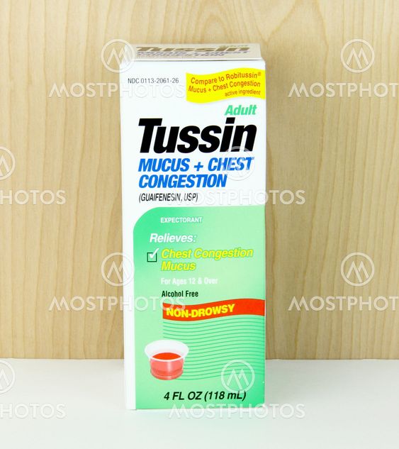 "Bottle of Tussin Cough Syrup" by Dave Willman - Mostphotos
