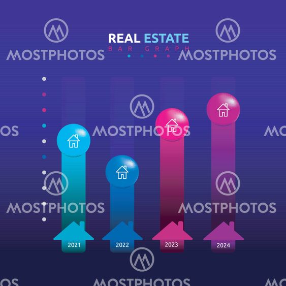 "Real Estate Bar Graphic Cha..." by jongcreative - Mostphotos