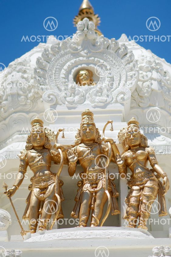 "Hindu Trimurti: Gold Statue..." by Kyle Allen - Mostphotos