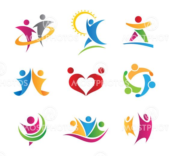 "people in action logos and..." av Marko Radunovic - Mostphotos