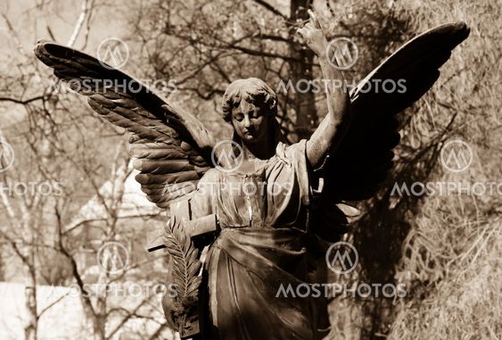 Old Photos Of Cemetery Angels