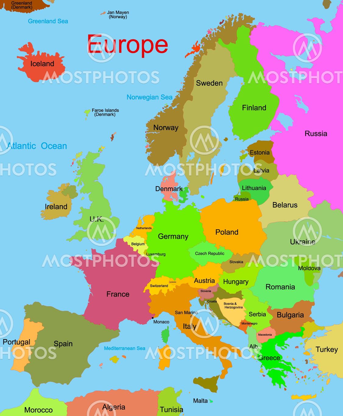 Europe Map Map Pictures