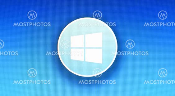 "The logo screen in Windows..." fra Leonid Eremeychuk - Mostphotos