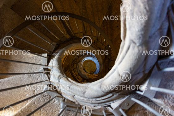 "Circular stairs of a tower..." fra LoopNeo Studio - Mostphotos