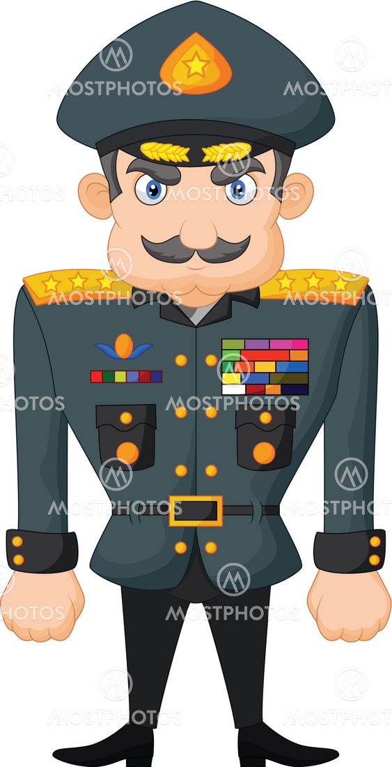 Military General Clip Art