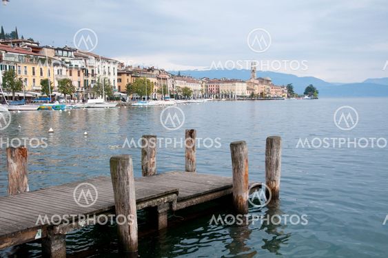 "View of the town of salo fr..." by giovanni boscherino - Mostphotos