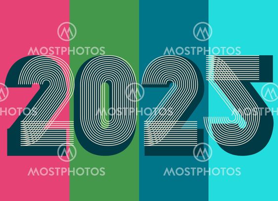 "Retro 2025 abstract backgro..." by Svetlana Corghencea - Mostphotos